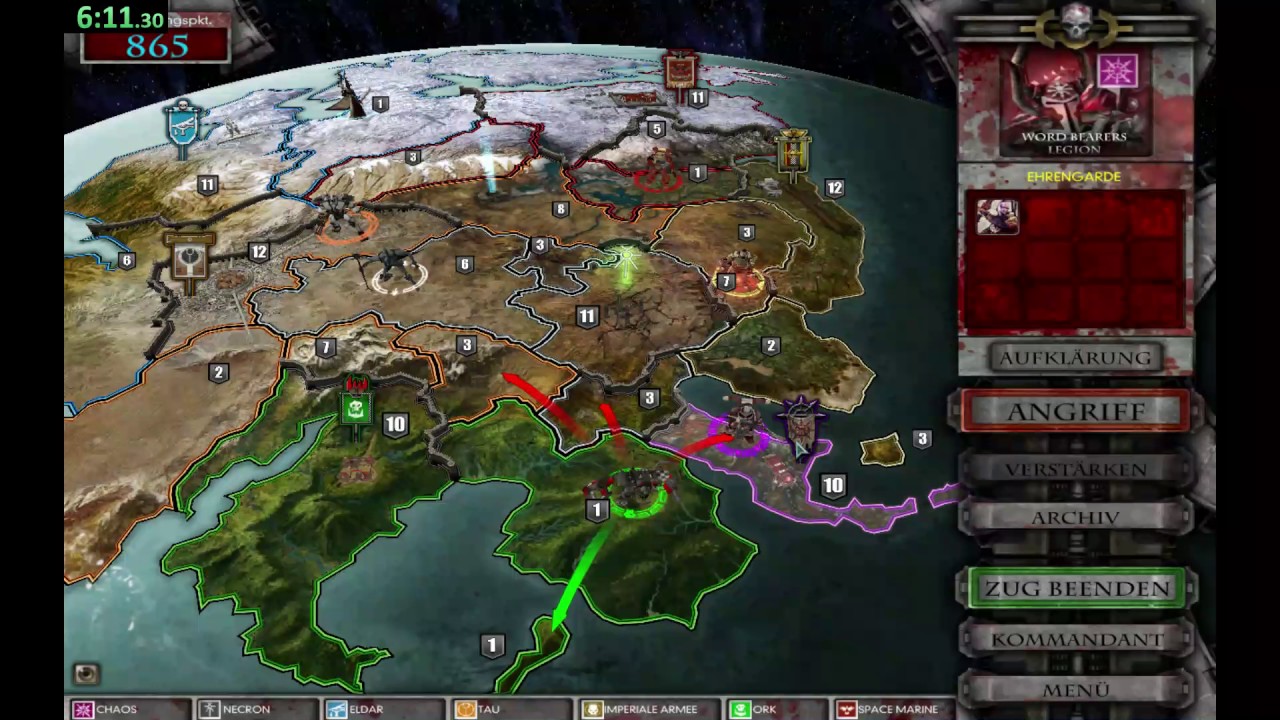 Dawn of War Dark Crusade Speedrun Ork (WR) - YouTube