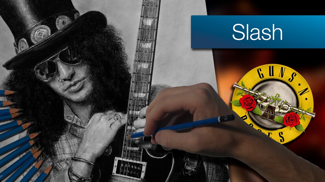 Slash | Dibujo a lápiz | Speed Drawing - YouTube