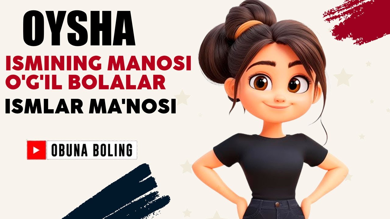 Oysha Ismining manosi Qiz bolalar Ismlar Ma'nosi - YouTube