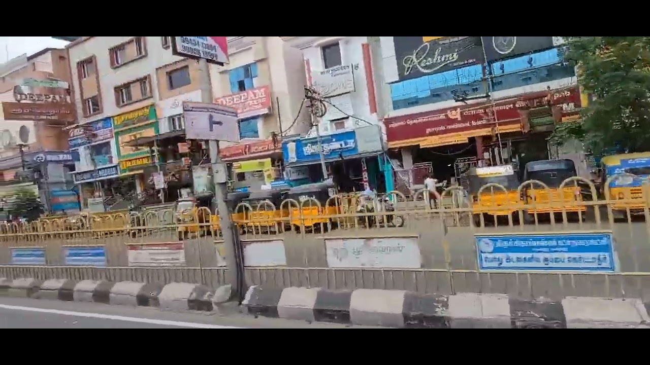 TNSTC TOWN BUS JOURNEY VLOG FROM CHATRAM BUS STAND TO GANDHI MARKET ...