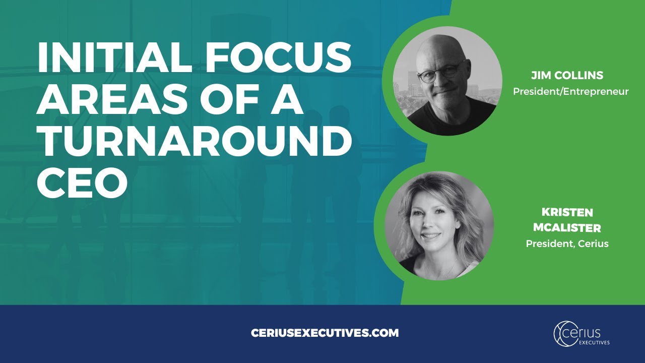 Cerius Executives Leadership: Initial Focus Areas of A Turnaround CEO ...