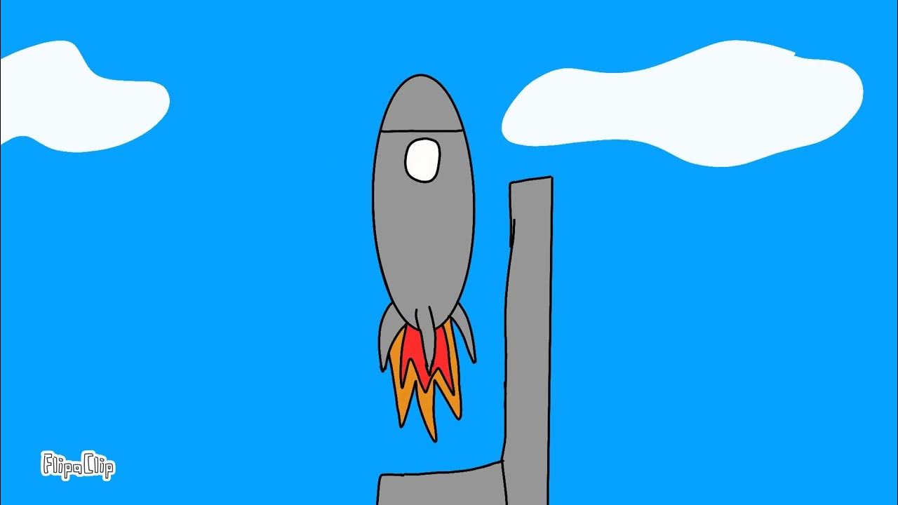 Animated rocket launch - YouTube
