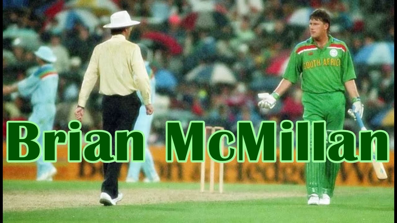 Brian McMillan - Big Man Bowling vs Sri Lanka in The World Cup 1992 ...