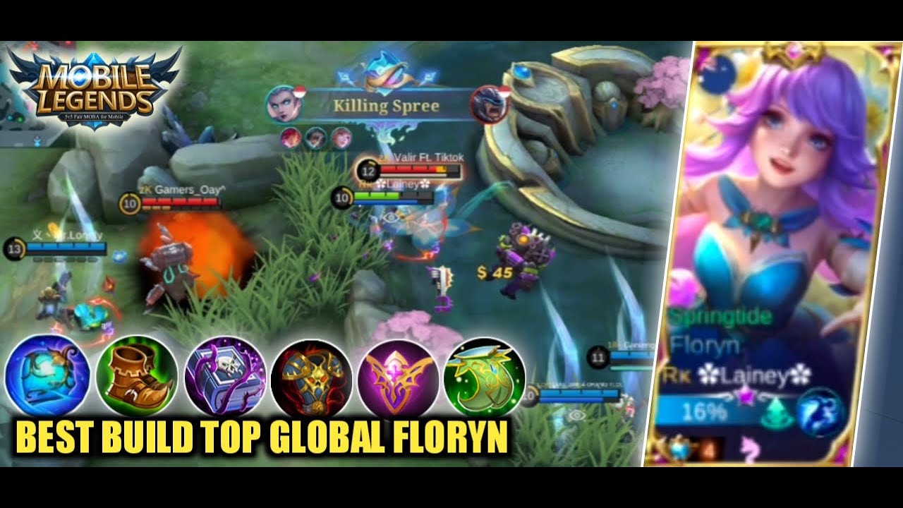 Best Build Top 1 Global | FLORYN | Unlimited Heal, The Best Support By ...