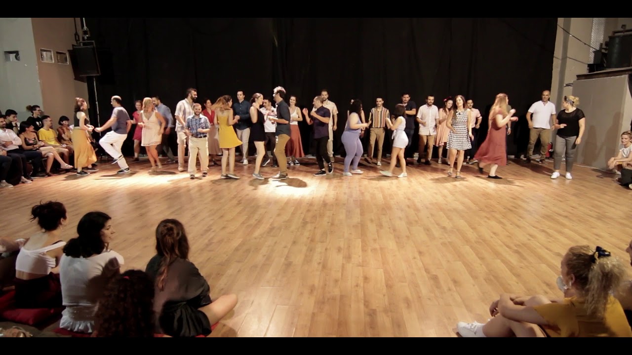 Rhythm Hoppers Graduation Swing Party 2019 - Lindy Hop routine 1 (Shim ...