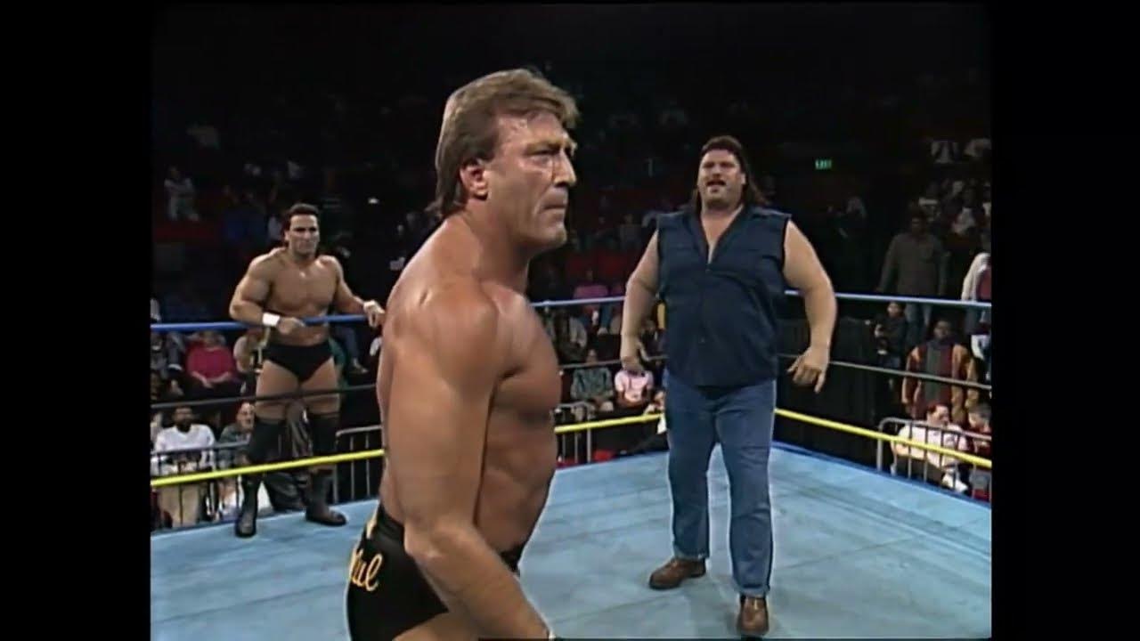 Pretty Wonderful (Paul Orndorff Paul Roma) vs. Uncle Fred (Shockmaster) Mark Starr - 1/11/1994 ...