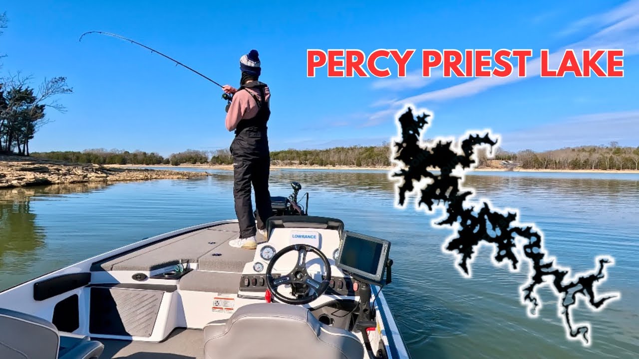 Winter Bass Fishing At Percy Priest Lake! - YouTube