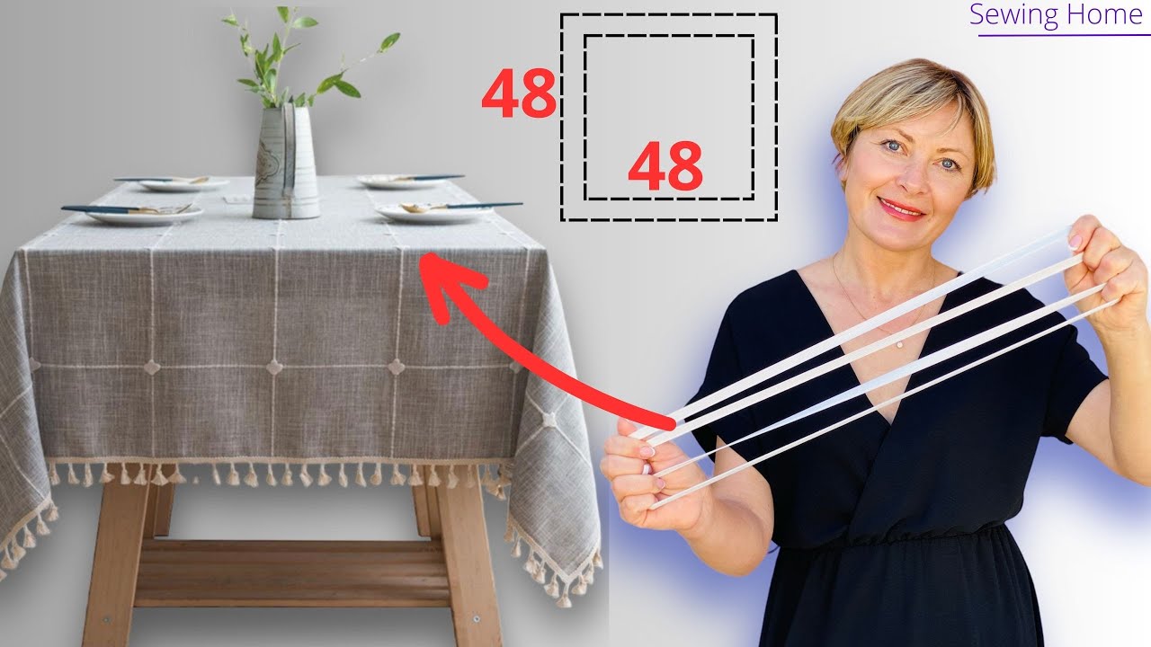 Tablecloth With Elastic For Square Or Rectangular Tables Easy Sewing tablecloth-with-elastic-for-square-or-rectangular-tables-easy-sewing
