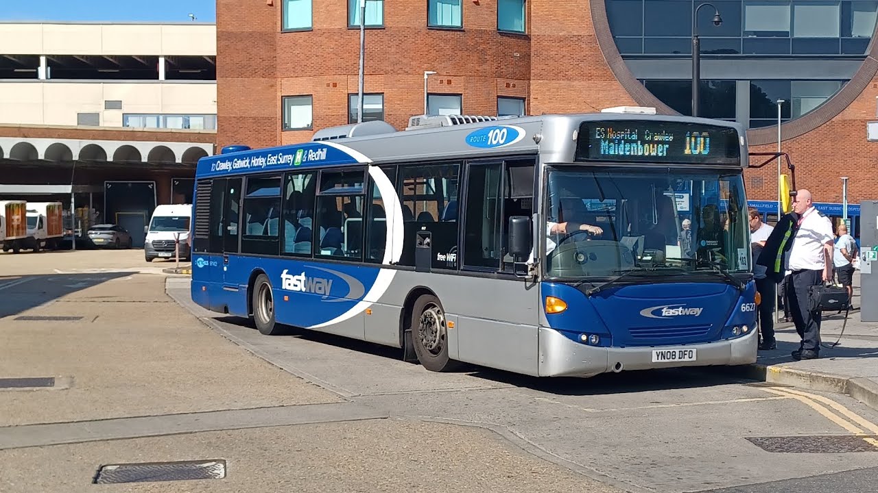 Ride on Metrobus Fastway Scania N230UB OmniCity | 6627 (YN08 DFO ...