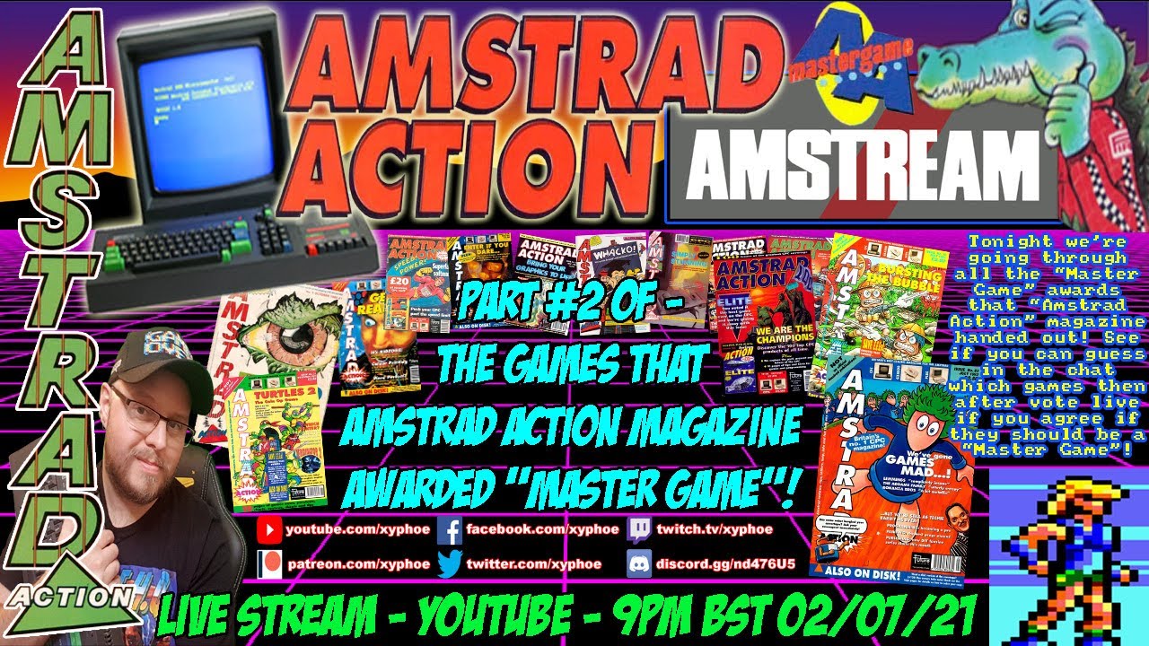 [AMSTRAD CPC] ⭐️The AMSTRAD ACTION Magazine's "Master Game" Awards! 🏆 ...
