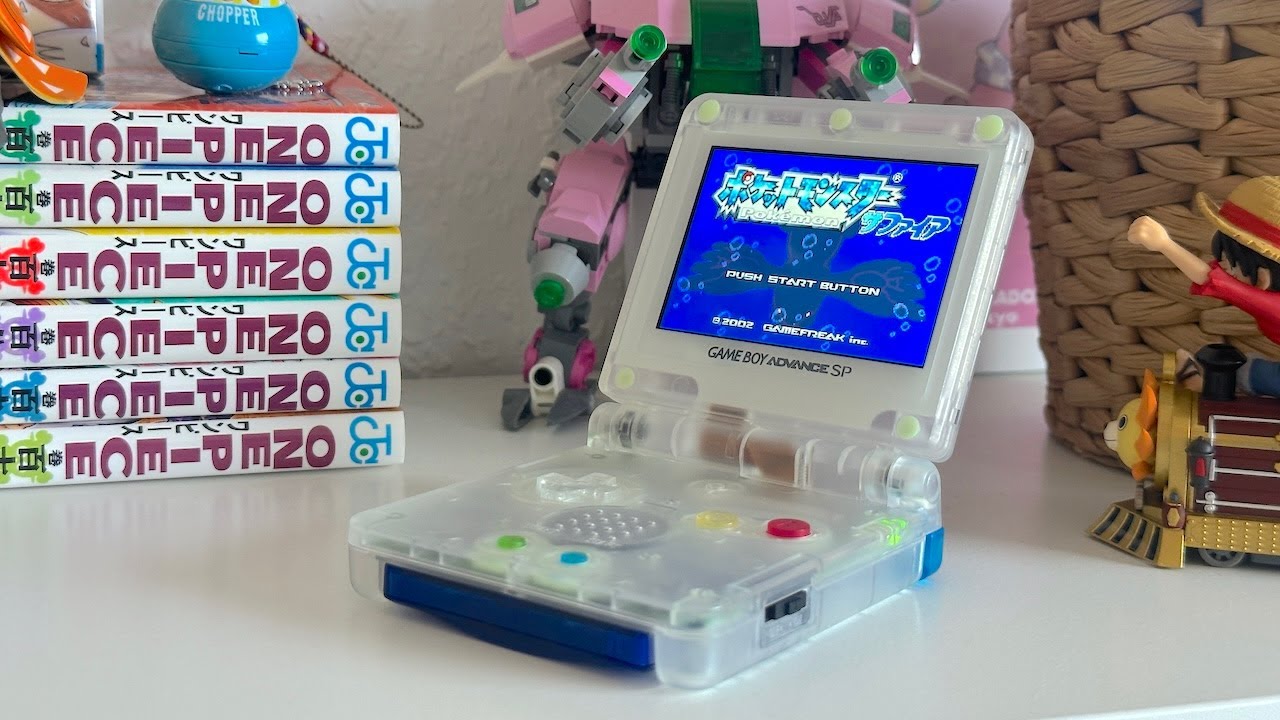 gameboy advance sp mod - cozy edition - YouTube