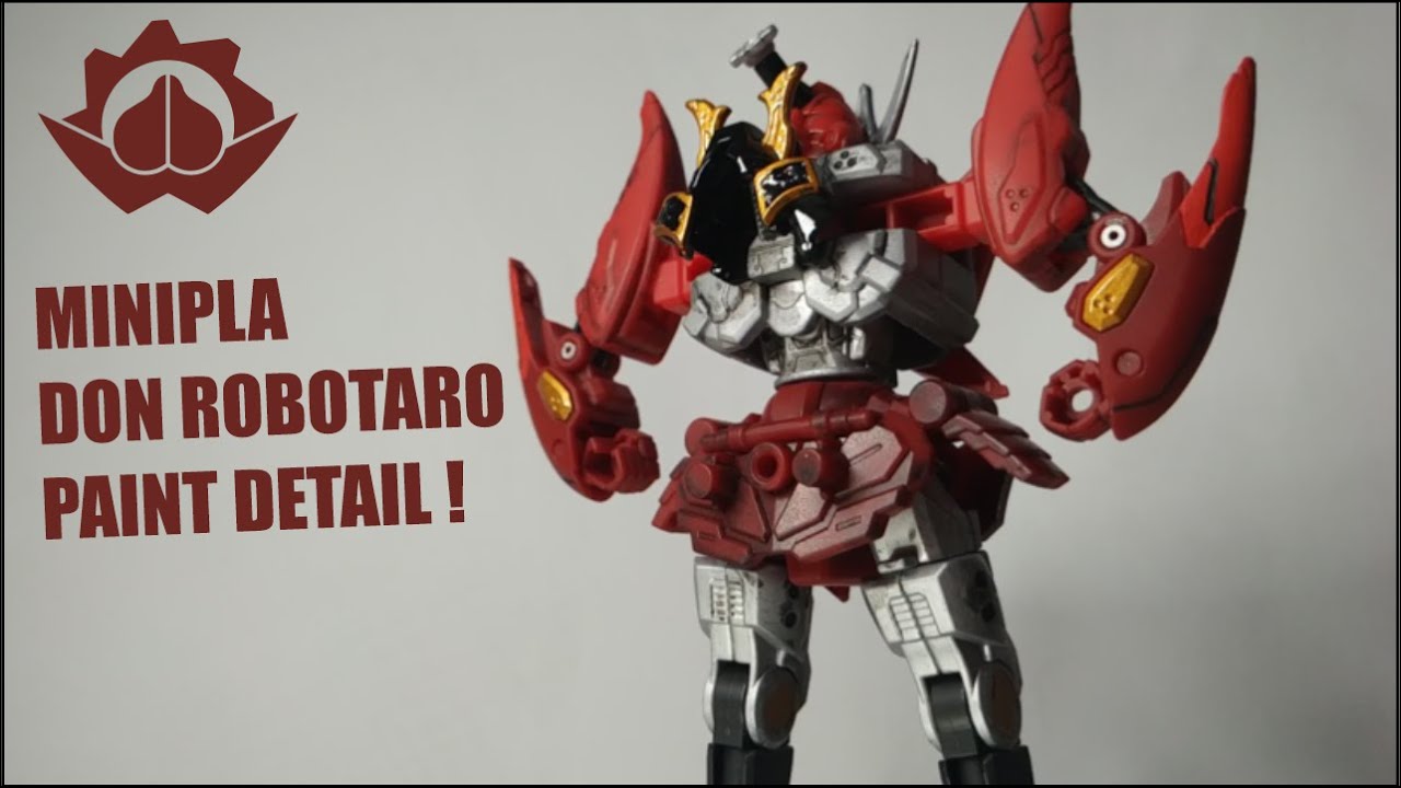 [Minipla] Don Onitaijin Paint Detail part 1 - Don Robotaro Detailed ...
