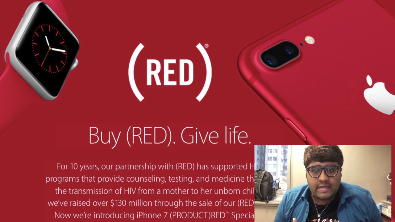 Product RED iPhone 7 & 7 Plus Special Edition 攜手共創沒有愛滋病的世代 - YouTube