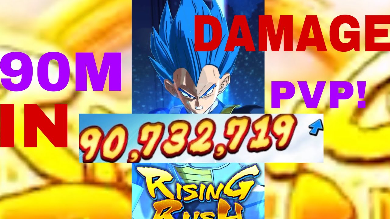 90 MILLION Rising Rush DAMAGE IN PVP! (WORLD RECORD) (Dragon Ball ...