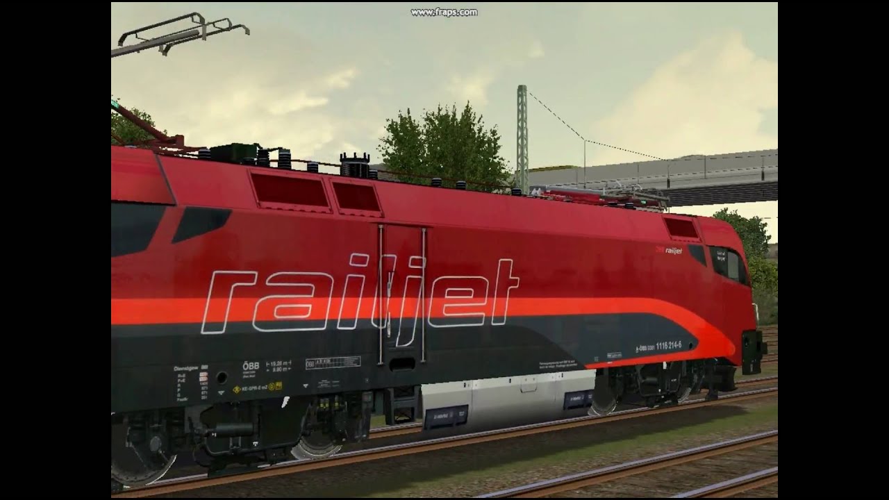MSTS Railjet HD video - YouTube