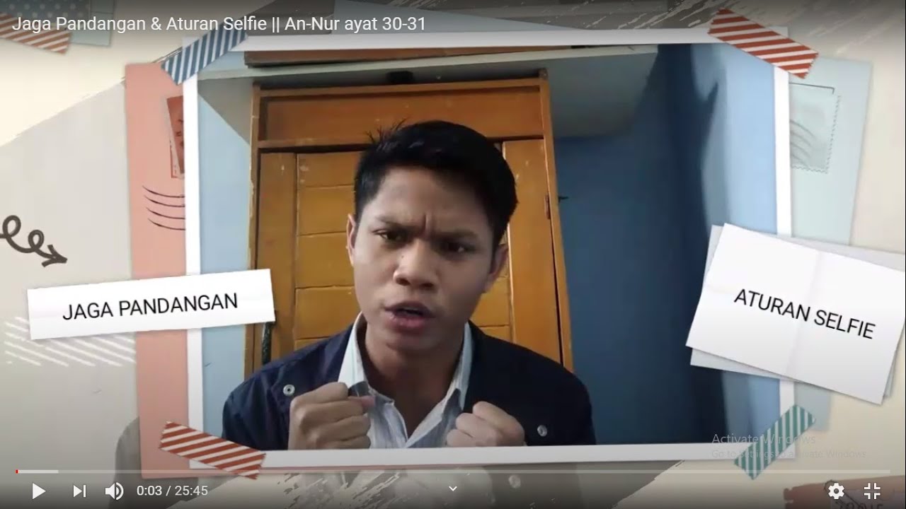 Jaga Pandangan & Aturan Selfie || An-Nur ayat 30-31 - YouTube