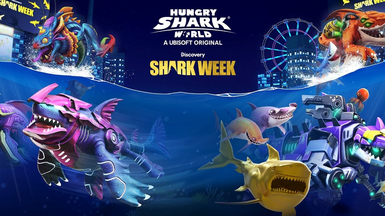 New Quantum shark in hungry shark world - YouTube
