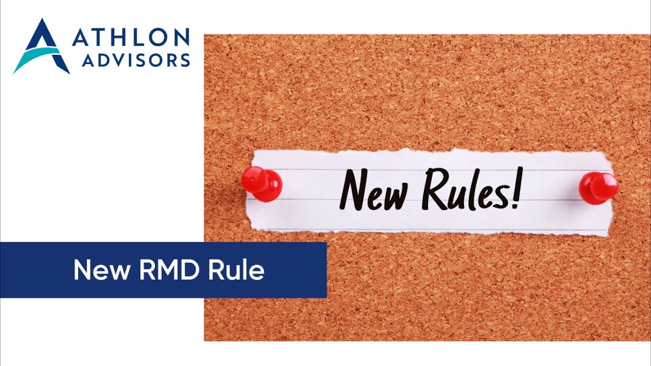 New RMD Rule - YouTube