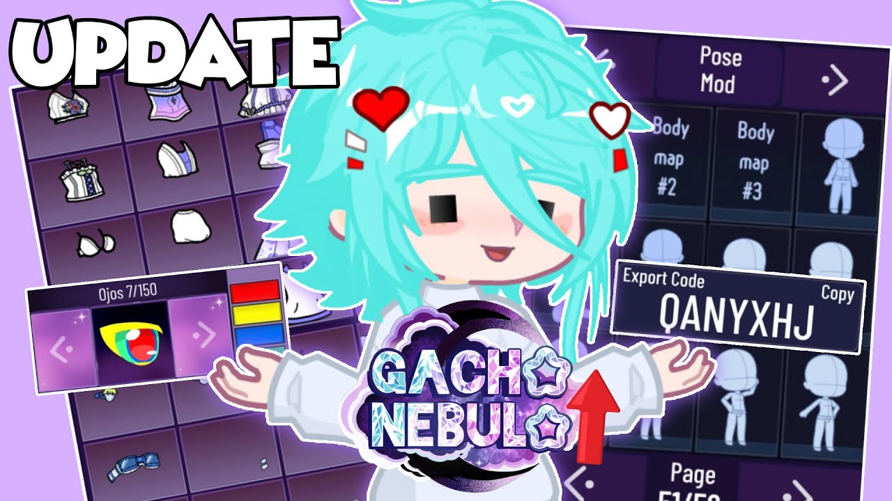 NUEVA ACTUALIZACIÓN DE GACHA NEBULA DISPONIBLE (+150 ÍTEMS) - YouTube
