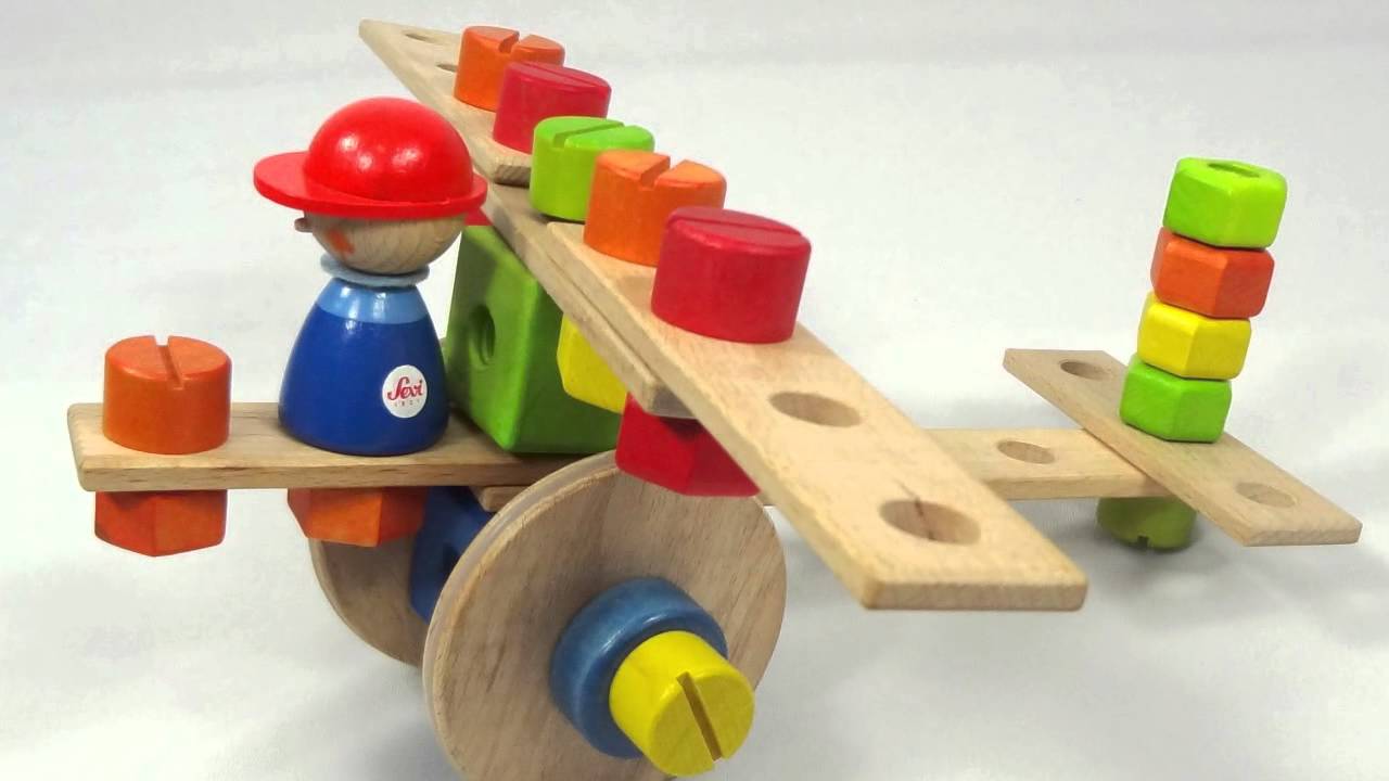 Sevi Toys | Construction Kit Airplane Toy Review - YouTube