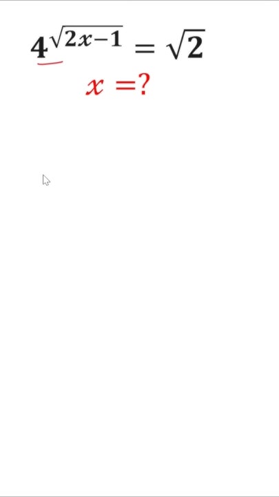 Find the value of x??? - YouTube