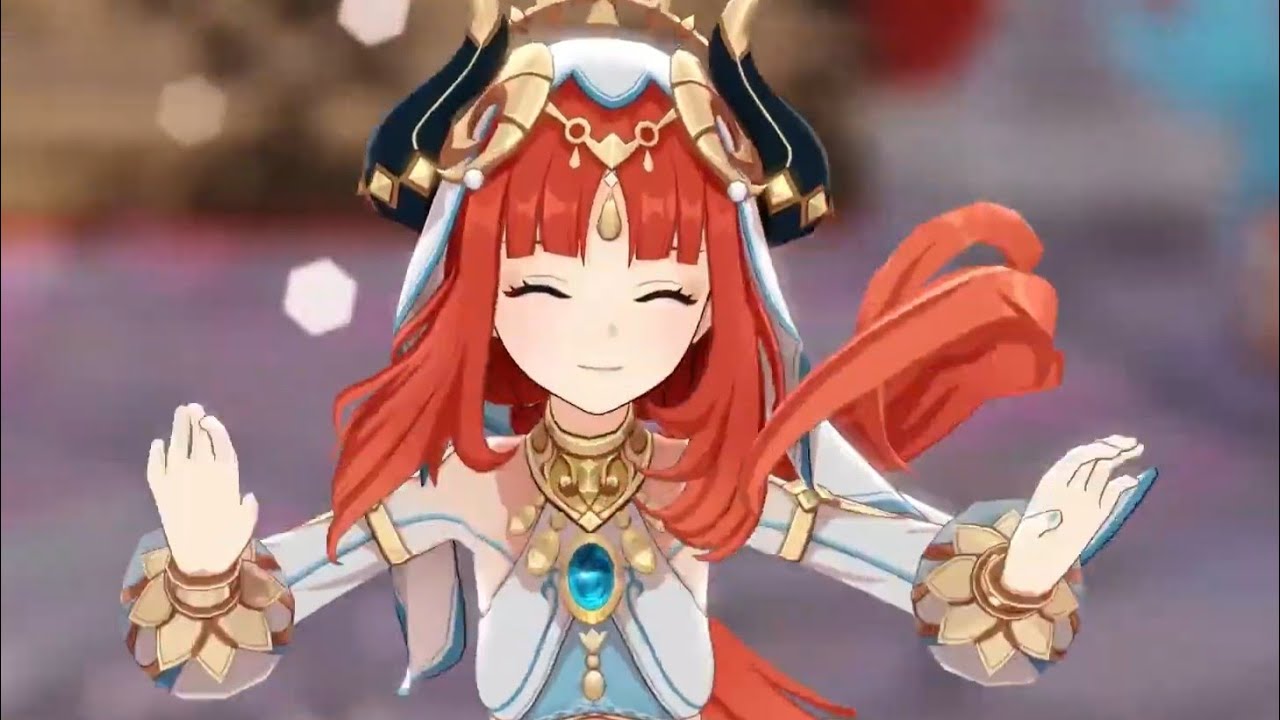 Nilou cute dance animation 💕 [MMD] - YouTube