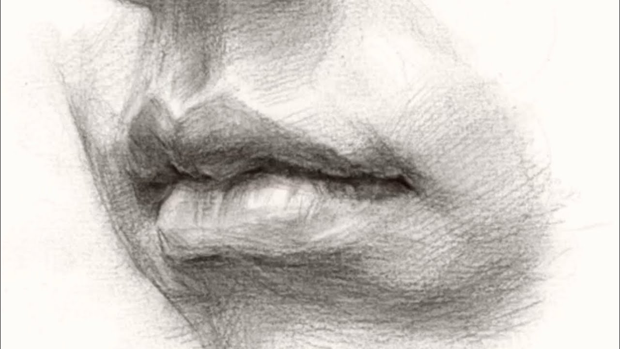 Mouth drawing tutorial - YouTube