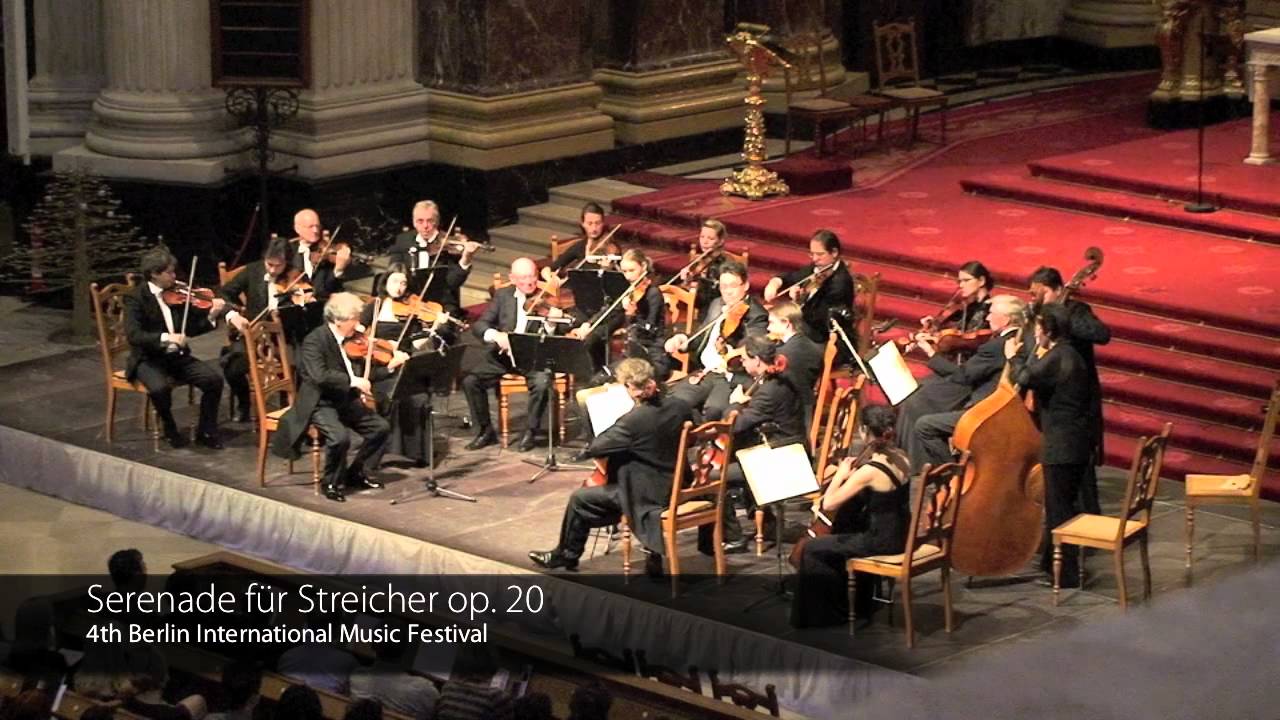 Elgar Serenade for Strings in E minor, Op 20 I, II Mov. Berliner Mendelssohn kammerorchester ...