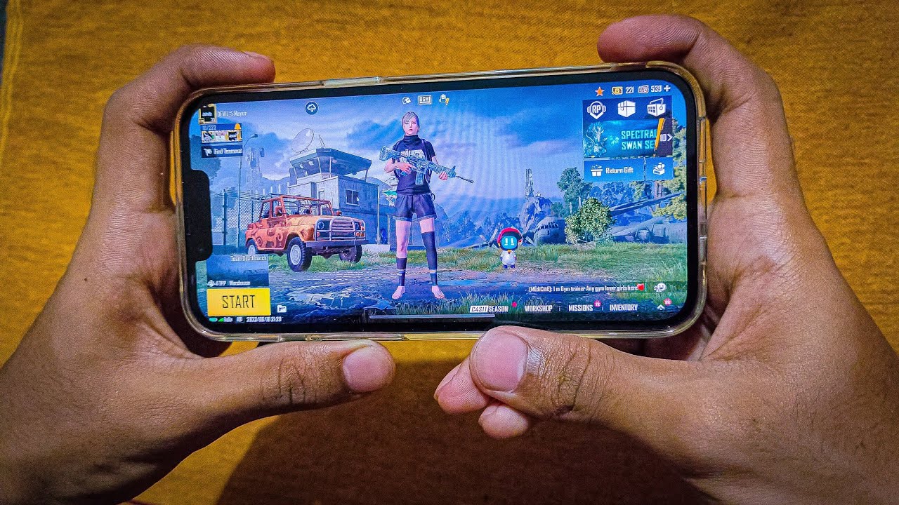 First Time Playing On Iphone 13 🔥🥵 - YouTube