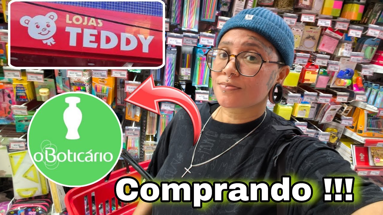 Fui às lojas Teddy e o Boticário no centro de SJC/SP - Daily vlog ...