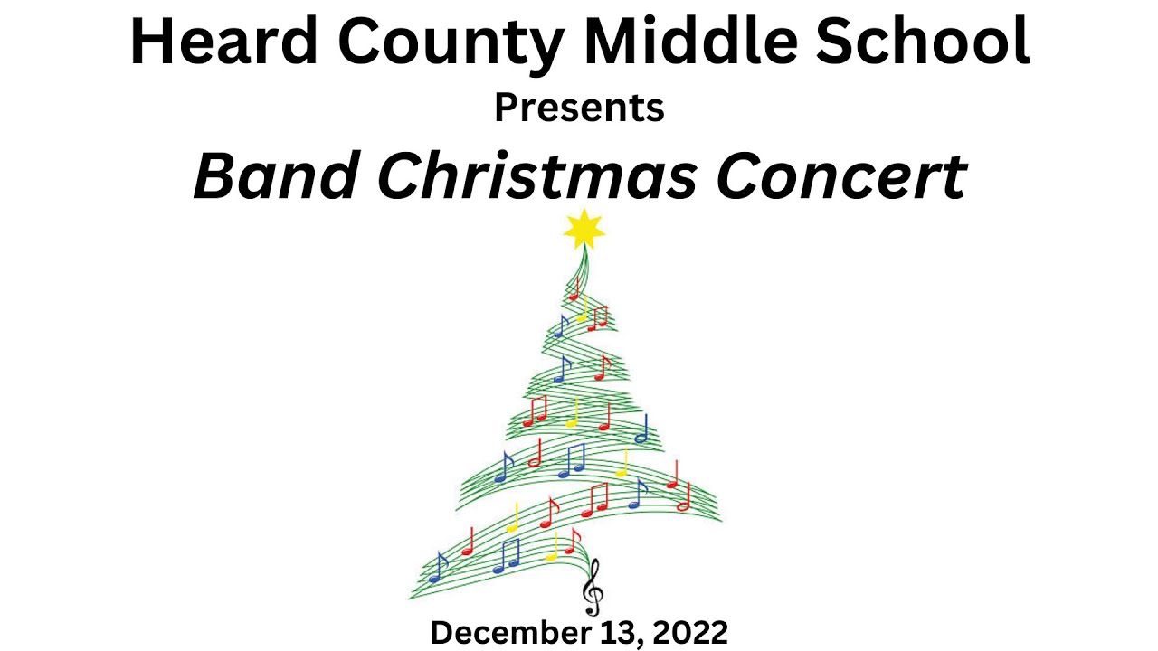 HCMS Band Christmas Concert (7th-8th grades) - YouTube