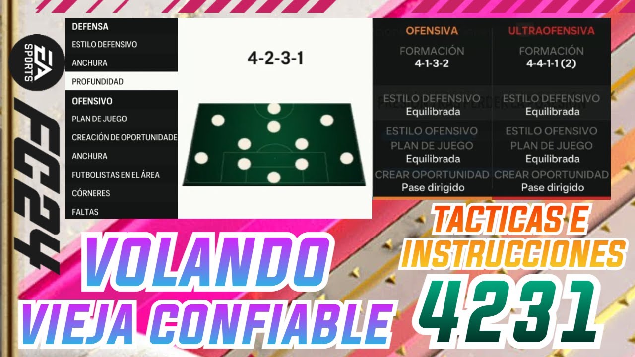 LA 4231 ES LA MEJOR FORMACION AHORA!! BRUTALES TACTICAS 4231 ...
