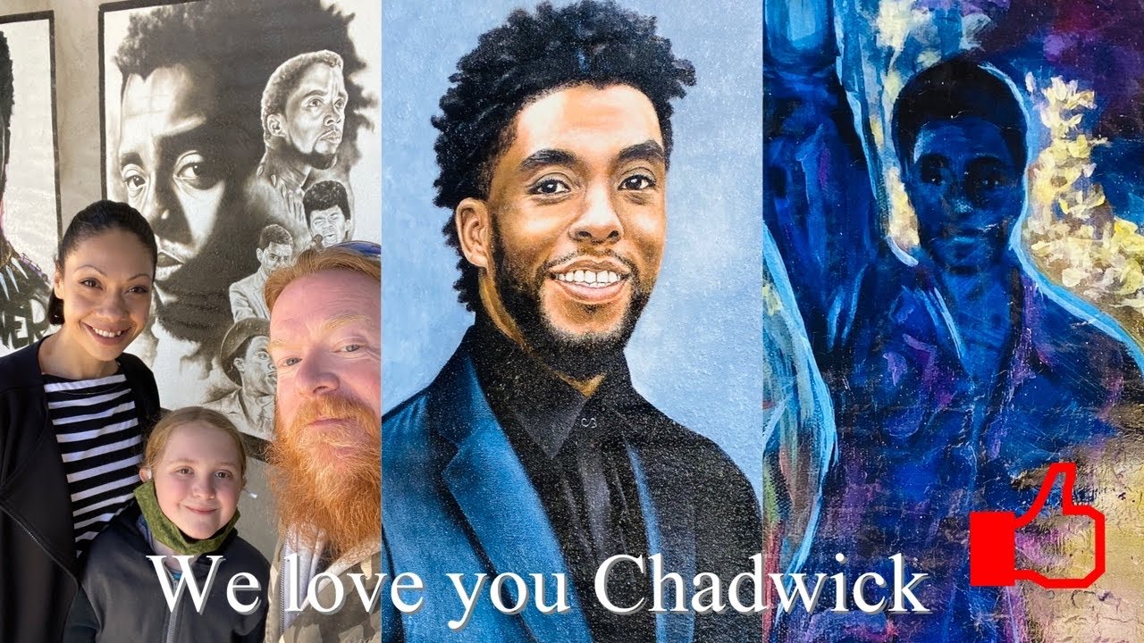 Chadwick Boseman Memorial in Anderson, SC - YouTube