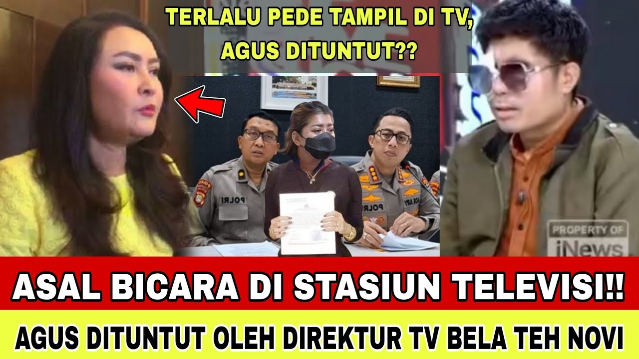 TEPAT HARI INI!! DIREKTUR TV TUNTUT AGUS YANG ASAL BICARA DI TELEVISI ...