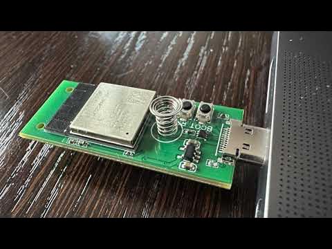 ESP32 S3 Pendrive by ThingPulse used as Bad USB Device - YouTube