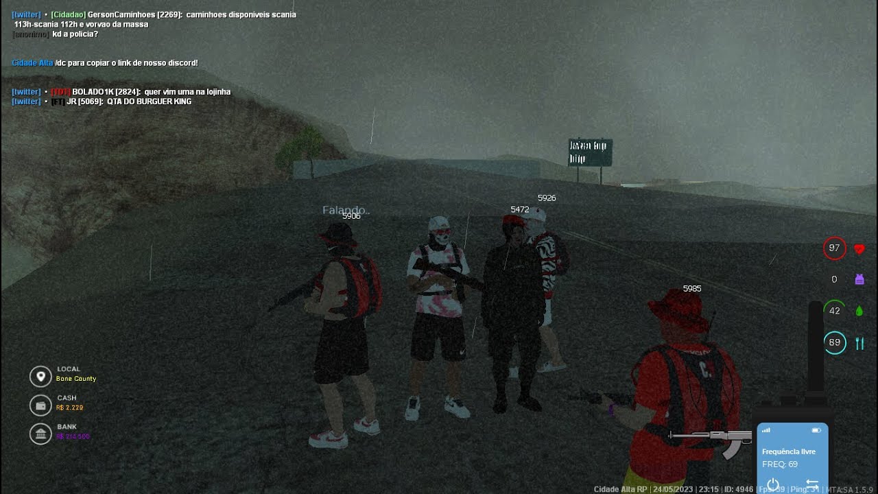 LIVE ON JOGANDO MTA CIDADE ALTA RP - YouTube