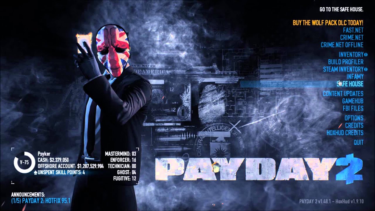 [Payday 2] 2 Infamous masks in a row?! - YouTube