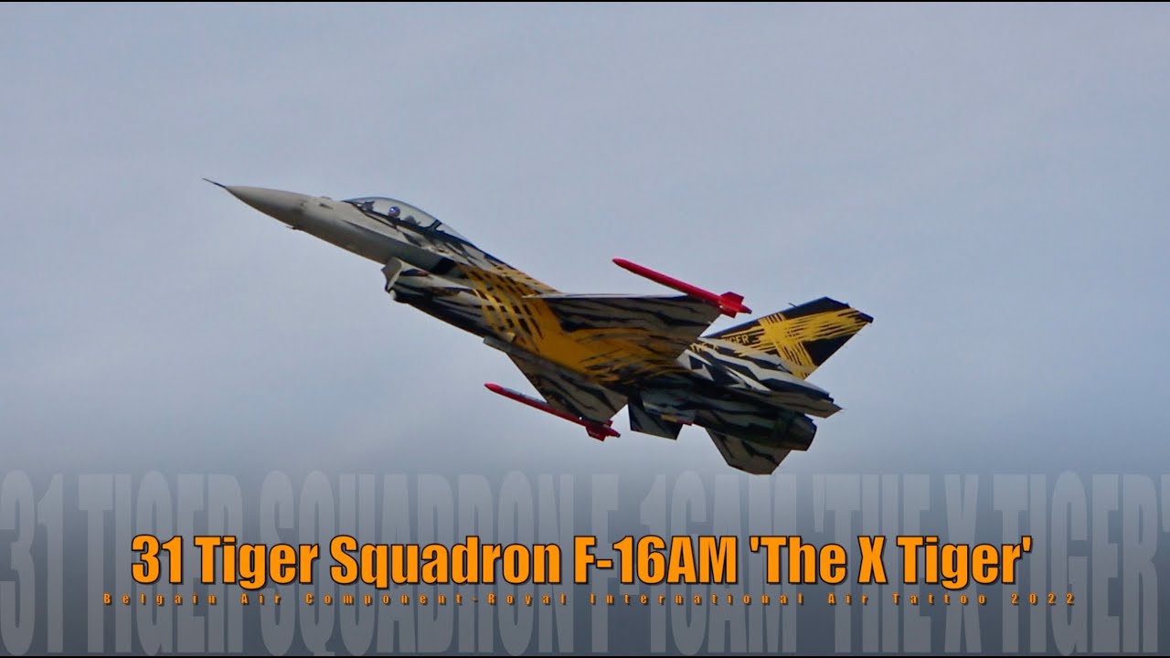 Belgian F-16 'The X-Tiger' - 31 Tiger Squadron-Royal International Air ...