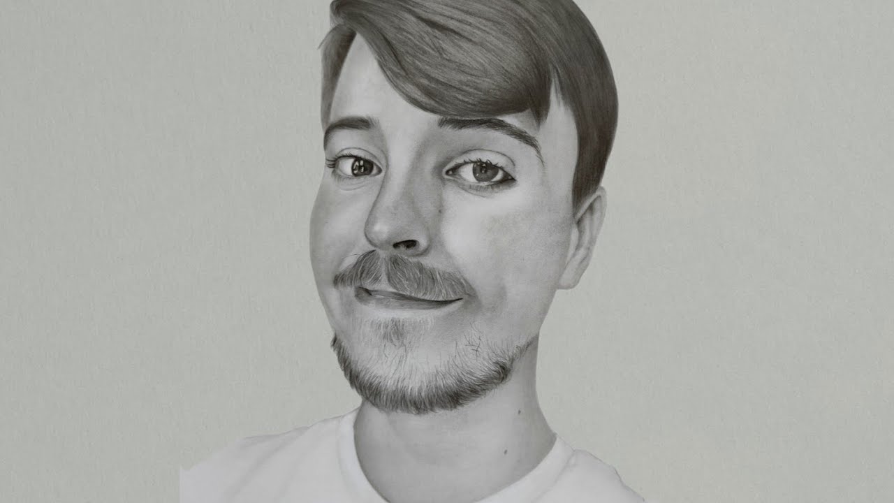 Mr Beast Realistic Sketch @MrBeast @mrbeasthindi By Suryavanshi Sketch ...