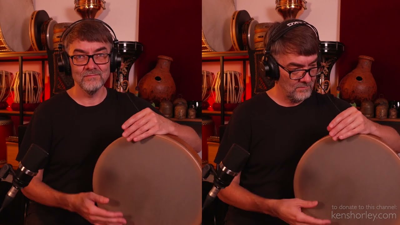 50 for Steve (frame drum duet by Ken Shorley) - YouTube