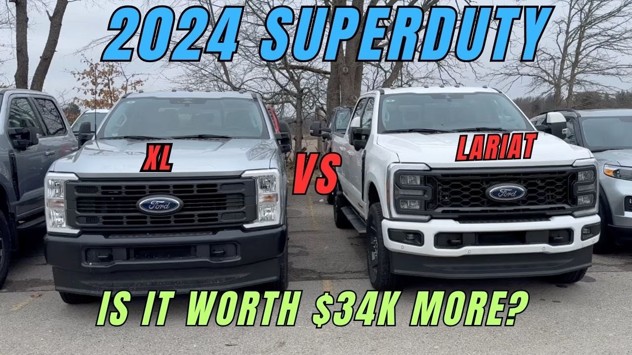 2023 Ford F250 XL 6.8l vs F350 Lariat Ultimate 6.7l High Output ...