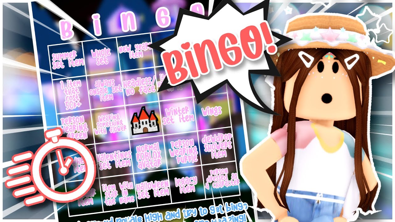 Royale High Outfit BINGO! Can YOU beat ME? - YouTube