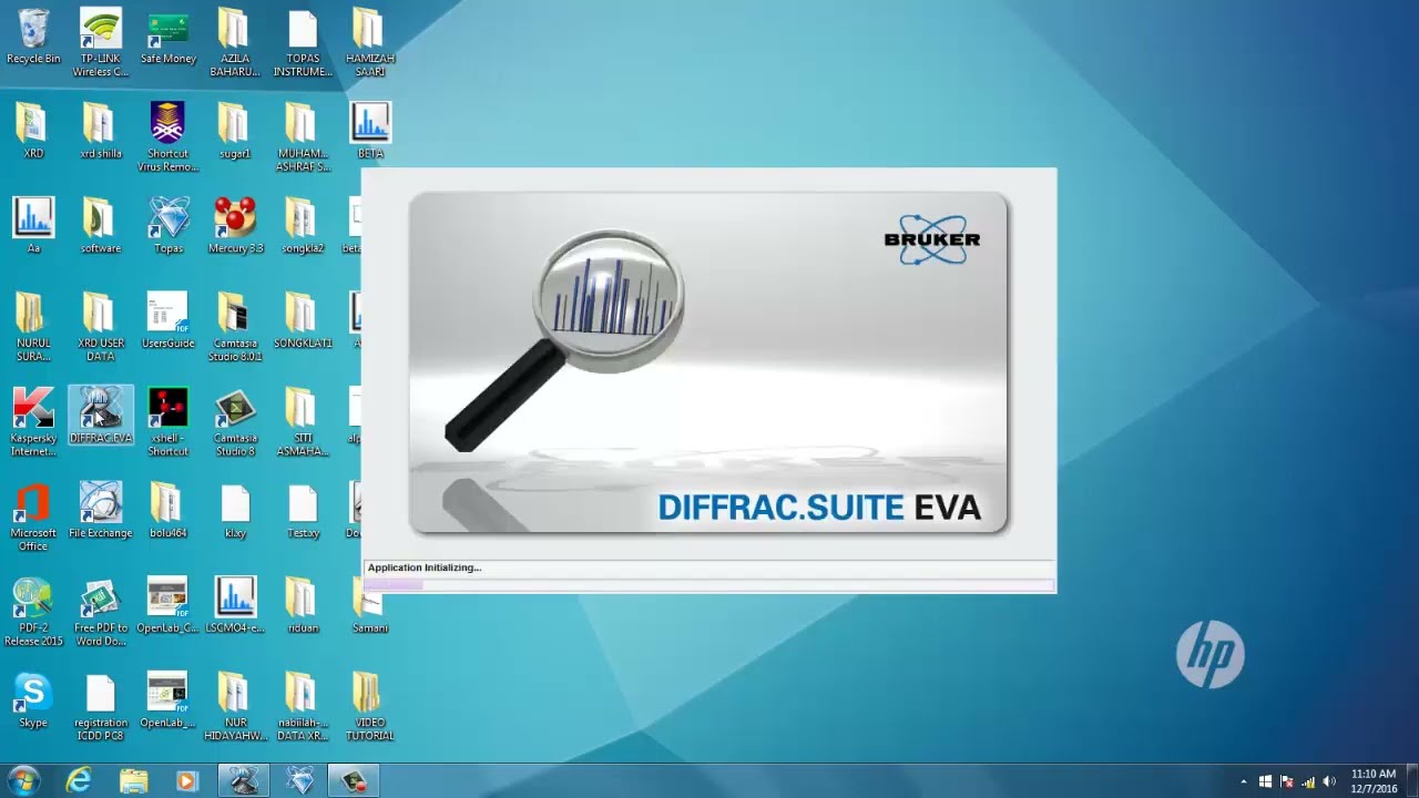FWHM & Crystallite Size from XRD using Diffrac.Eva - YouTube