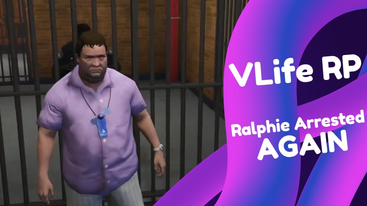 Ralphie Arrested Again - VLife RP (Funny GTA Roleplay) - YouTube