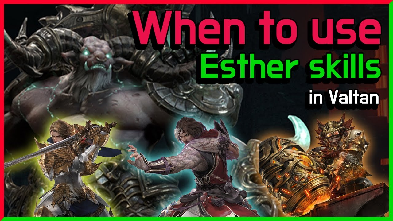 When & How to use Esther in Valtan legion raid - YouTube