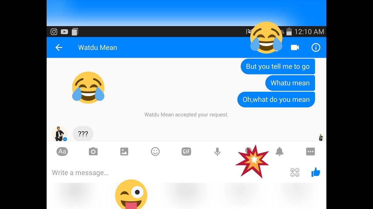 Facebook names lyric prank - YouTube