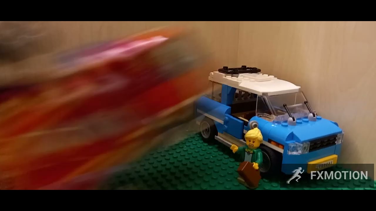 Lego Slow-motion Car Crash #7 - YouTube