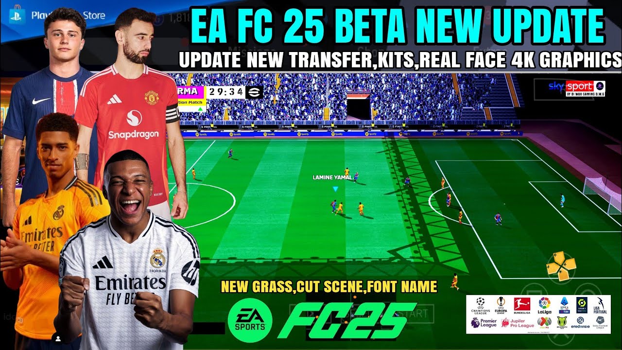 EA FC 25 PPSSPP Beta Original Download PS5 Camera | FIFA 2025 PPSSPP ...