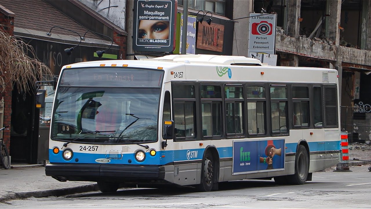 STM 2002, 2003 & 2004 NovaBUS LFS Buses Compilation / December 10th ...