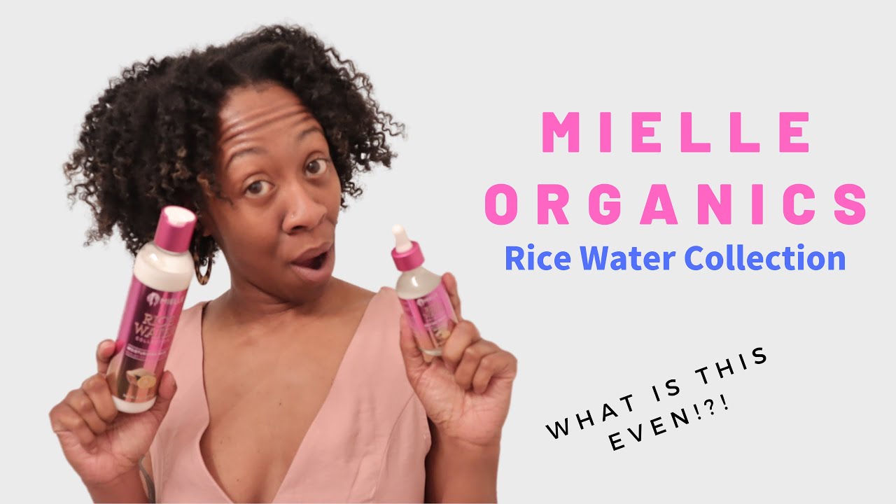 MIELLE ORGANICS RICE WATER FULL COLLECTION *NEW* HYDRATING SHAMPOO ...